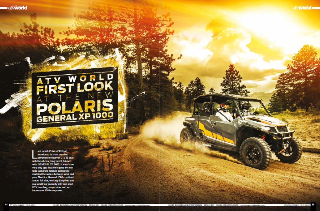 ATV WORLD’S FIRST LOOK AT THE NEW POLARIS GENERAL XP 1000 | ATV World Magazine - North America's ...